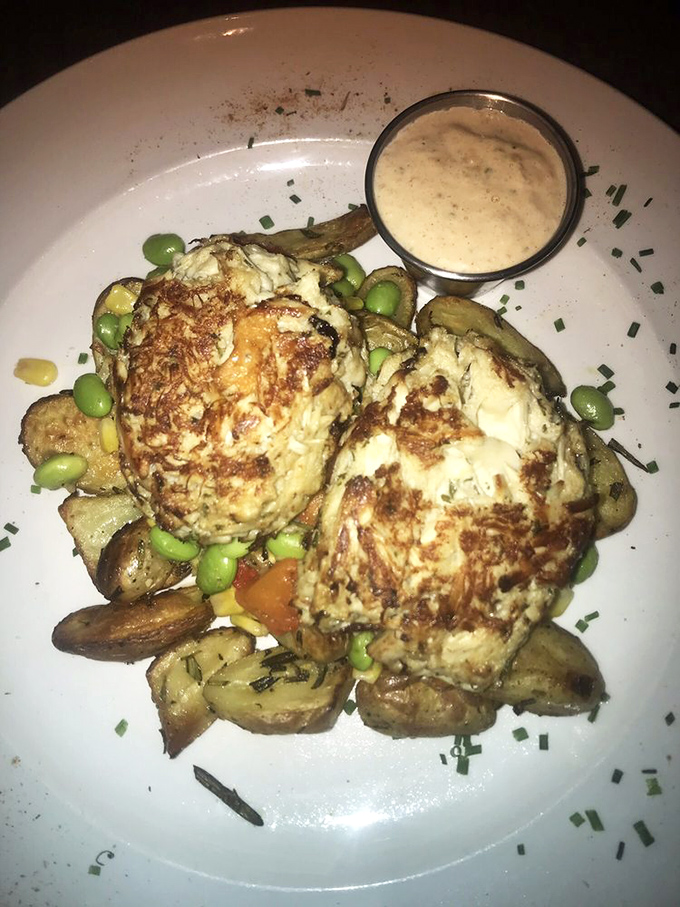 Crab cakes that are actually crab, not breadcrumbs with a seafood rumor. Maryland might be jealous, but Delaware keeps these treasures close.