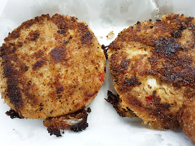 These crab cakes pack more seafood than a fishing boat &ndash; no filler, just pure deliciousness.