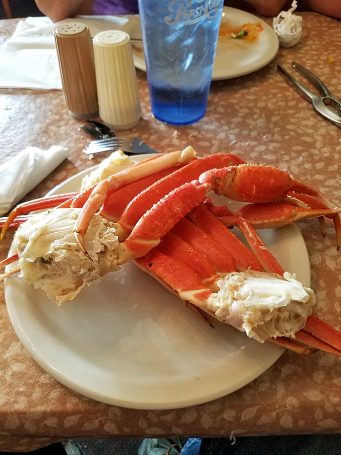 Those crab legs aren't just seafood&mdash;they're maritime trophies, displayed with the pride of Olympic gold medals on a plate.