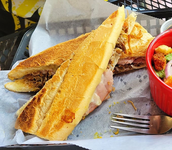 The Cuban sandwich &ndash; Florida's gift to the culinary world &ndash; pressed to crispy perfection with layers of flavor that would make Havana proud.
