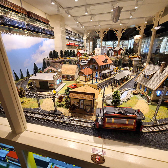 Small-town America captured in exquisite detail—where every building tells a story and every tiny figure has somewhere important to be.