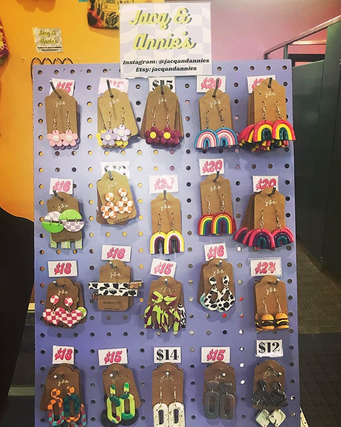 Earrings that whisper sweet savings while making a statement louder than your neighbor's leaf blower.