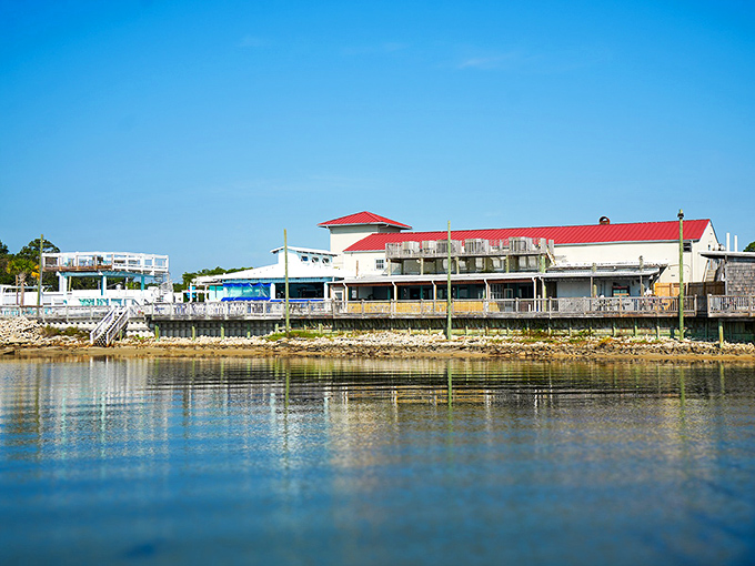 Waterfront dining where the food competes with the view. This restaurant sits perfectly positioned for sunset seafood suppers over calm waters.