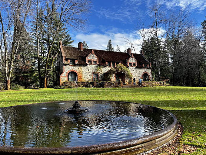 This isn't a movie set&mdash;it's Empire Mine State Historic Park's magnificent stone manor. Downton Abbey with a California twist and considerably less drama.