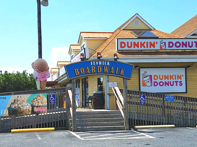 The kind of boardwalk where a leisurely stroll actually means leisurely, not dodging skateboards and selfie sticks.