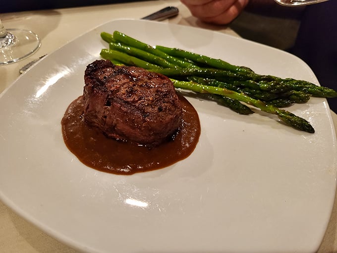 This filet mignon isn't just tender &ndash; it's surrender-on-a-plate, with a sauce that deserves its own fan club.