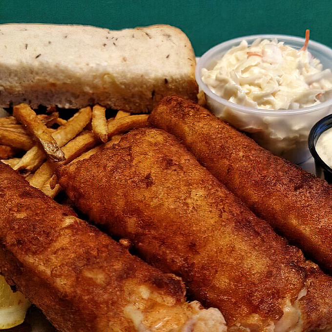 Wisconsin's Friday fish fry tradition taken seriously—golden-battered perfection that would make your grandmother both jealous and proud.
