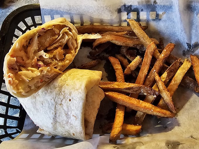 Wrapped up like a present for your taste buds, these fish tacos prove The Lockview isn't just a one-hit wonder in the comfort food concert.