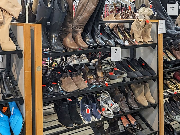 Boot heaven! From practical stompers to night-on-the-town strutters, this footwear collection offers soles with previous lives and plenty of miles left.