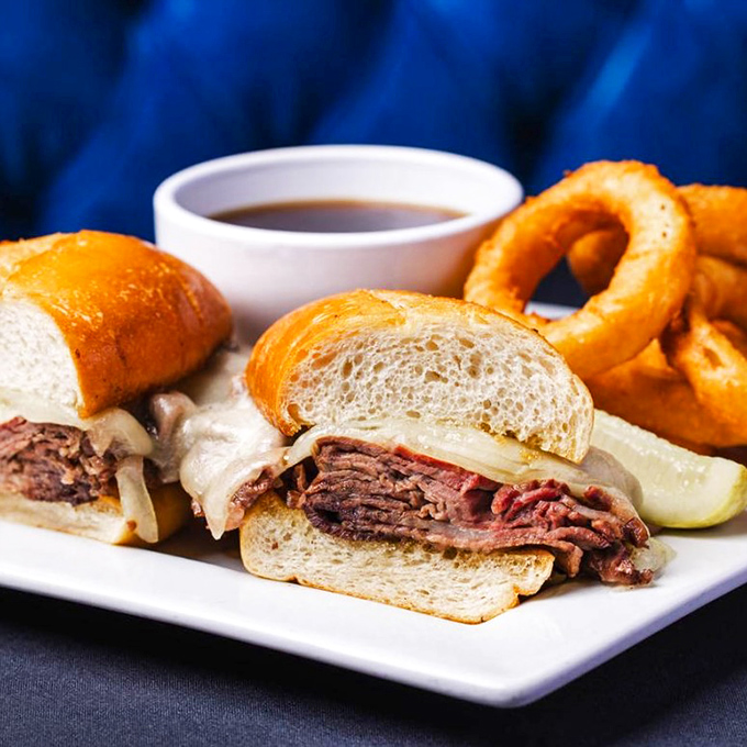 A French dip sandwich that would make Paris jealous, with tender beef practically begging to take a swim in that savory au jus.