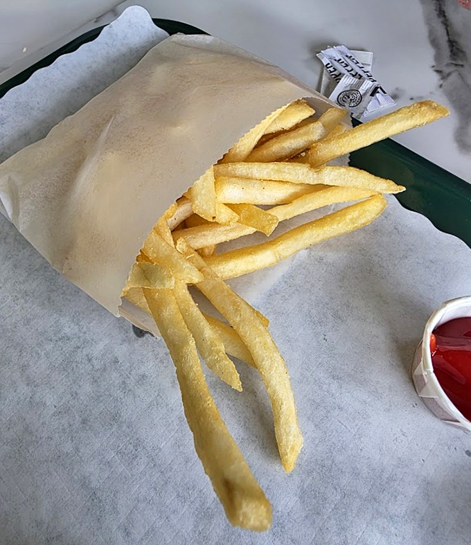 Golden, crispy, and perfectly salted&mdash;these fries aren't just a side dish, they're the supporting actor that deserves its own Oscar.