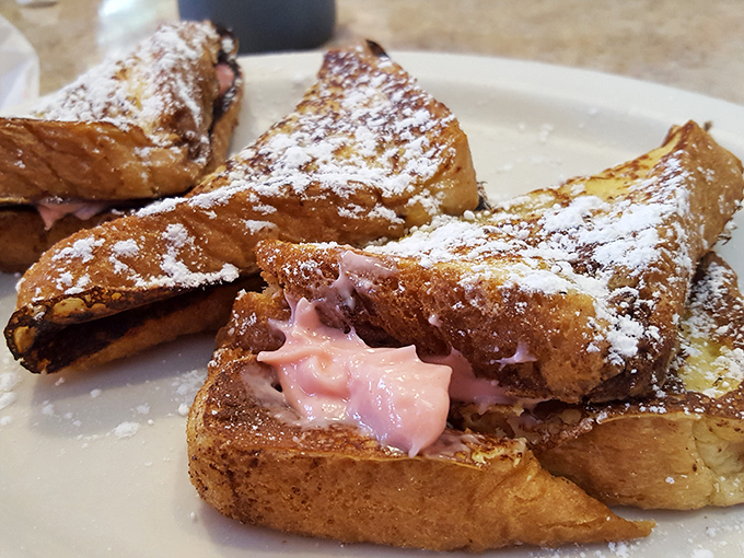 Stuffed French toast that's having an identity crisis&mdash;is it breakfast or dessert? The correct answer is "yes, please."