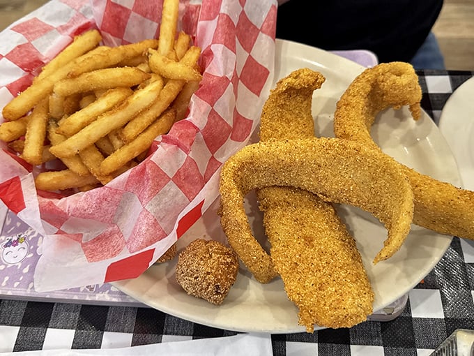 Golden-fried catfish and crispy fries&mdash;the kind of simple perfection that makes you wonder why you ever bother with fancy restaurants.