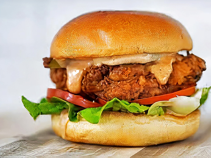 Their fried chicken sandwich &ndash; proof that Sonny's isn't a one-trick pony. This golden-crusted beauty demands its own following.