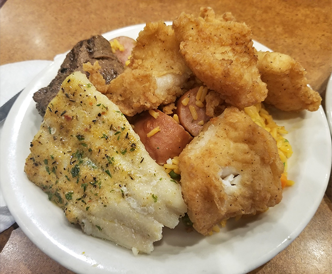 The golden-brown battalion of fried delights stands at attention, ready to march straight into your heart (and arteries) with crispy, seasoned perfection.