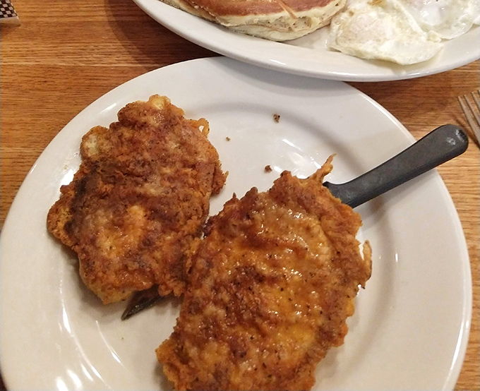 Golden-fried chicken that makes you question why anyone would eat it any other way. Crispy, juicy, perfect.