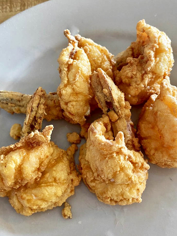 These butterflied beauties are what happens when shrimp reach their full crispy, golden potential.
