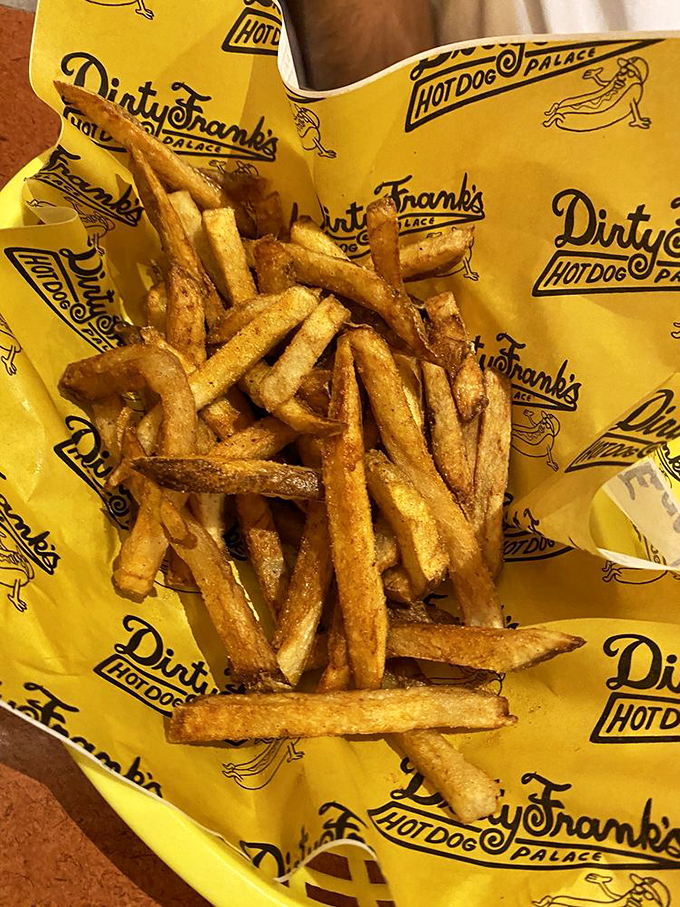 Crispy fries that understand their supporting role but still manage to steal scenes like seasoned actors.