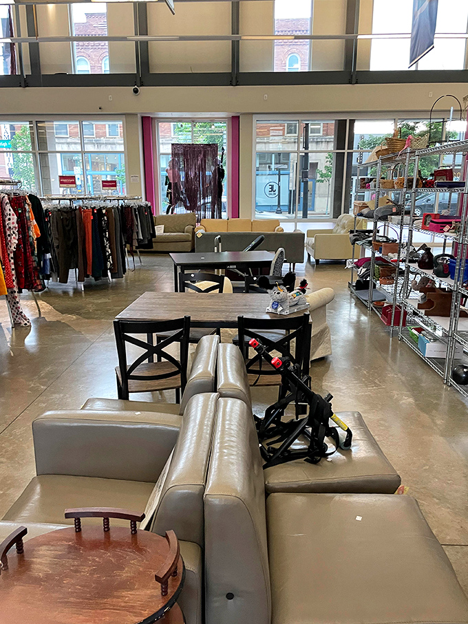 The furniture section showcases an impressive array of seating options&mdash;from contemporary to classic&mdash;arranged in vignettes that help you envision them in your own space.