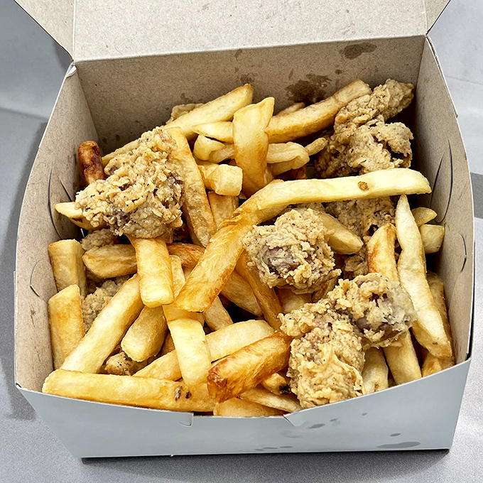 Gizzards and fries create the ultimate comfort combo that'll make your grandmother nod with serious approval.