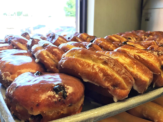 Golden glazed perfection that makes you wonder why anyone bothers with those chain store imposters.