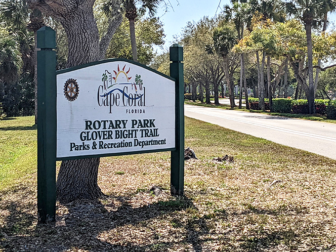 Rotary Park's trails: where fitness meets Florida's natural beauty. Walking here burns just enough calories to justify that key lime pie waiting back home.