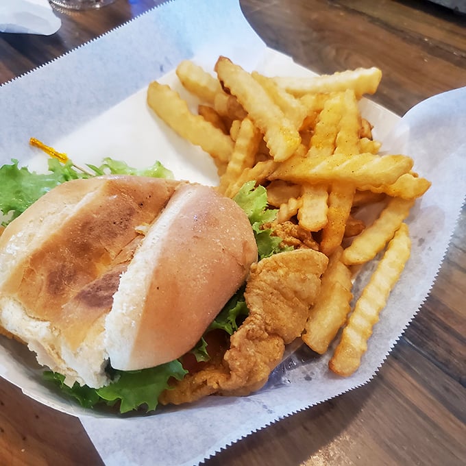 The star of the show: a grouper sandwich that makes you question why you've wasted time eating lesser sandwiches your entire life.