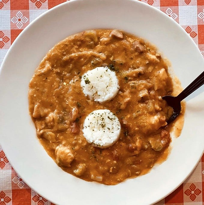 Real gumbo doesn't need fancy presentation when it's packed with this much authentic flavor and soul.