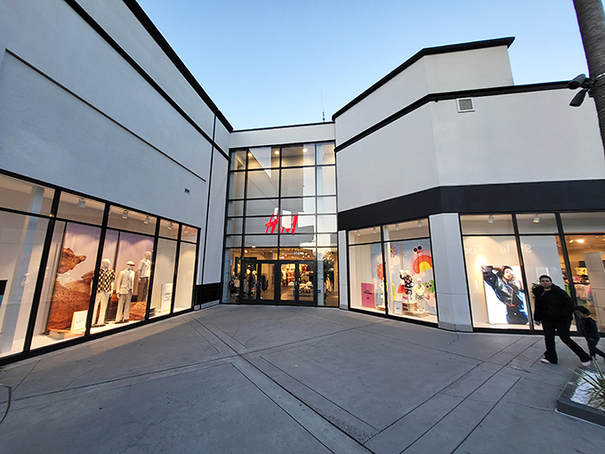H&M's minimalist fa&ccedil;ade belies the fashion treasure trove within&mdash;where "just browsing" becomes "somehow I bought seven items I didn't know I needed."