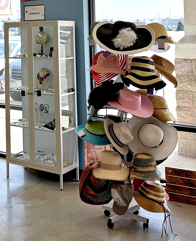 Hat collections offer instant personality changes - channeling everyone from cowboys to fashionistas.