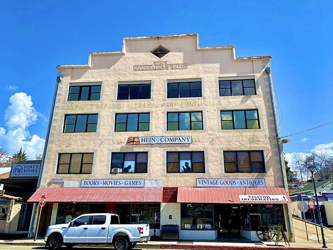 The Krabbenhoft Building houses treasures of the literary kind. Where else can you hunt for vintage books in a historic building without emptying your retirement account?