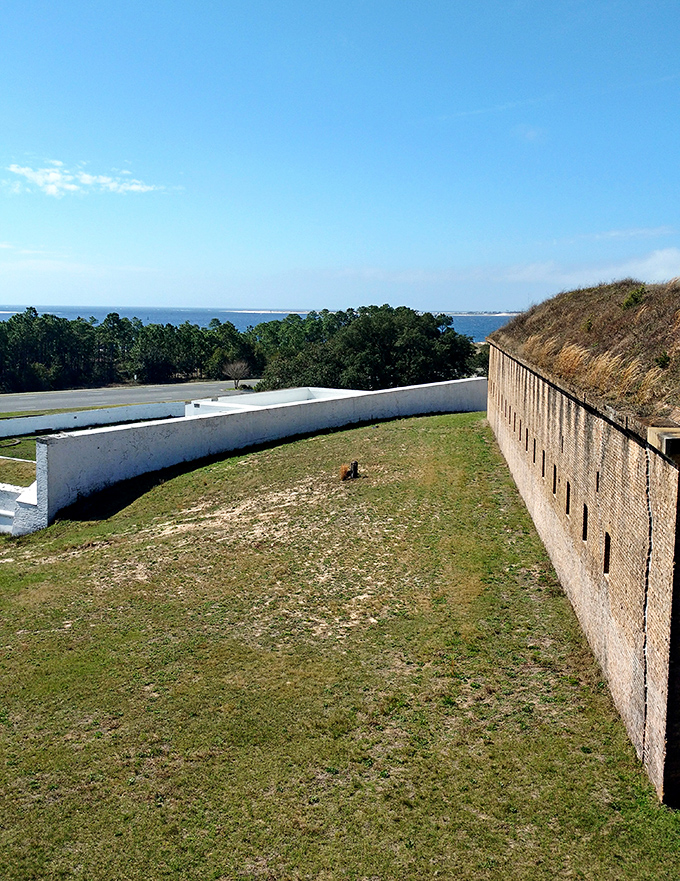 Fort Barrancas offers history with a view. Where else can you learn about coastal defenses while catching a Gulf breeze?