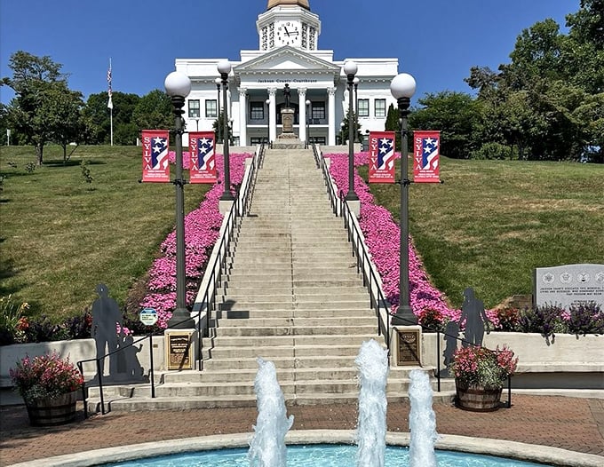 Those 107 steps to the historic courthouse aren't just a workout&mdash;they're a stairway to the most Instagram-worthy view in Jackson County.