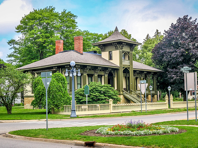 The Honolulu House stands as Marshall's most delightful architectural oddity – a Polynesian fantasy blooming improbably in the Michigan heartland.