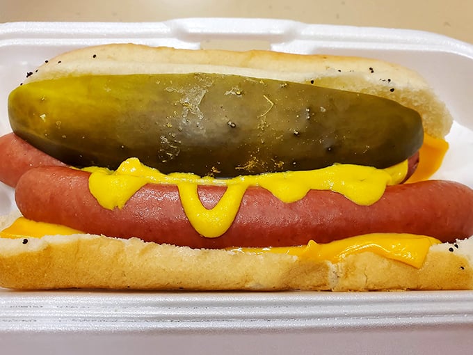 A Chicago-style hot dog with the works &ndash; a colorful garden on a bun that makes desert dwellers feel like they're lounging by Lake Michigan.
