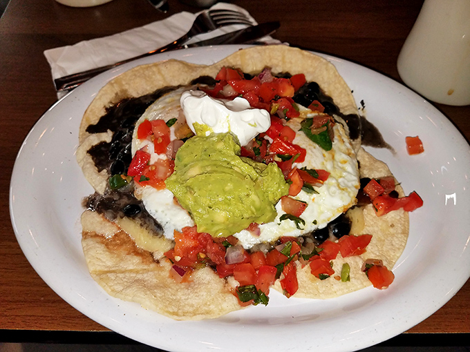 Huevos Rancheros: where tortilla meets egg in perfect harmony. A fiesta of textures and flavors that makes Monday mornings bearable again.