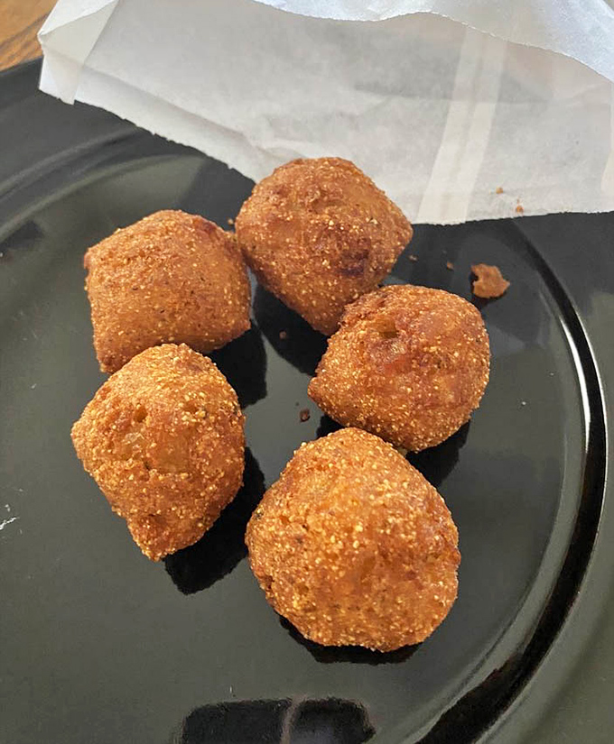These golden hush puppies are like little spheres of Southern hospitality, fried to absolute perfection.