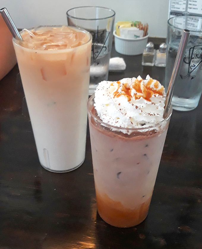 These iced drinks look like they could solve world peace, or at least make your afternoon significantly more bearable.