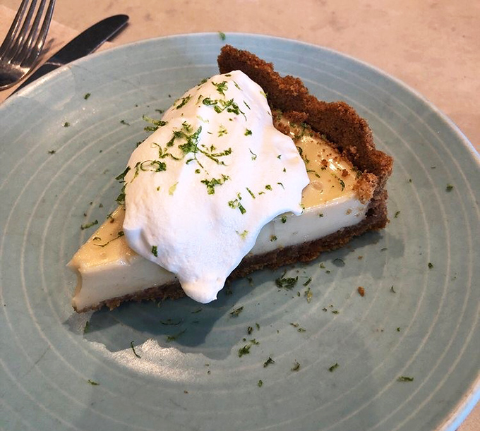 Key Lime Pie that strikes the perfect balance between tart and sweet&mdash;topped with a cloud of whipped cream that makes you forget all your troubles.