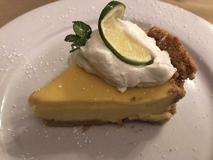 Key lime pie that strikes that perfect balance between tangy and sweet&mdash;the kind of dessert that makes you forget you came for steak.