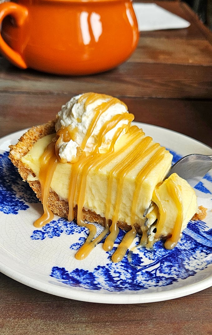 Key lime pie that strikes the perfect balance between tart and sweet, like a dessert that went to finishing school in Florida but found its true calling in Oregon.