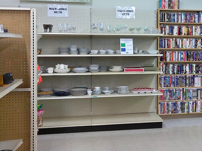 The "Matching Sets" section: where orphaned dishes find their long-lost relatives and incomplete tea services become whole again.