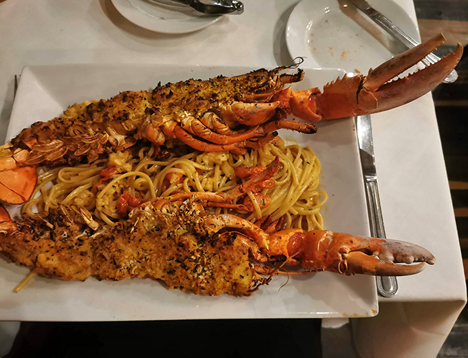 When lobster decides to get fancy, this is what happens&mdash;a symphony of seafood and pasta that makes spaghetti and meatballs feel underdressed.