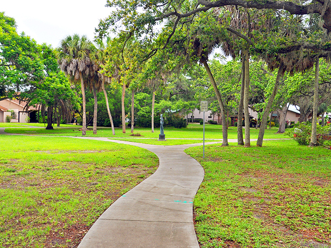 Lukewood Park's winding paths invite contemplative walks under Spanish moss &ndash; nature's version of mood lighting for your afternoon constitutional.