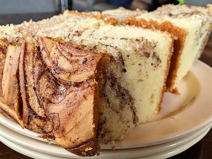 Marble cake that puts ordinary desserts to shame. The perfect swirl of chocolate and vanilla&mdash;a peaceful coexistence that world leaders could learn from.