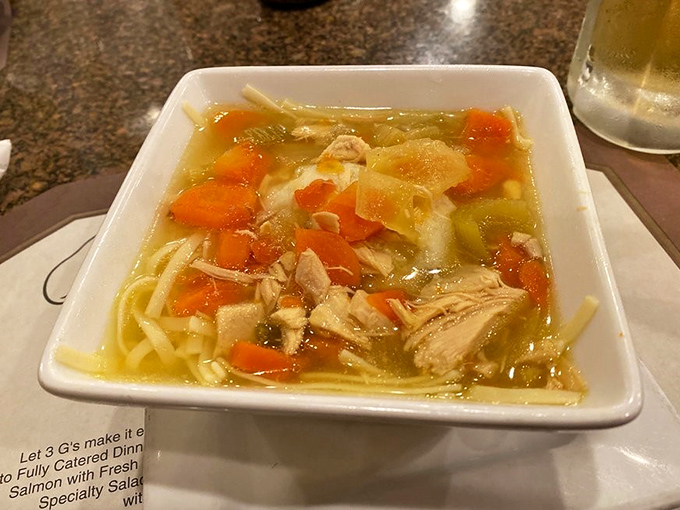 Chicken soup may be penicillin for the soul, but 3G's version is more like winning the lottery for your taste buds.