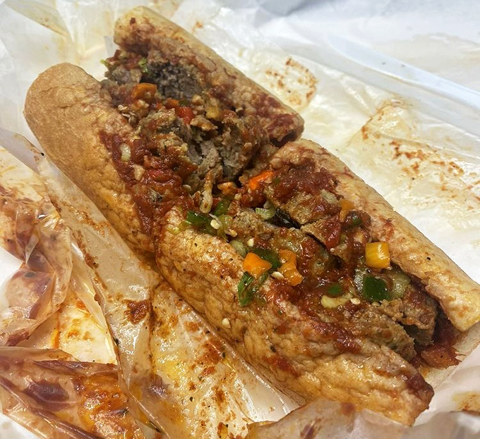This meatball sandwich could make your Italian grandmother nod in respectful approval and ask for seconds.