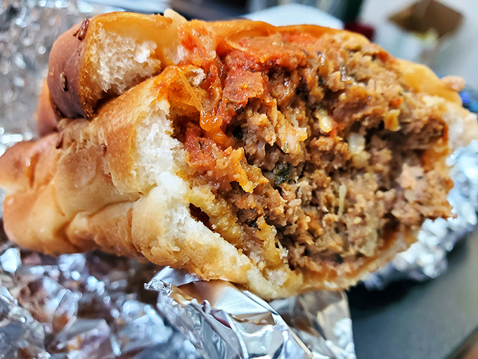 The meatball sub&mdash;where bread meets meat in holy matrimony. This handheld miracle makes a compelling case for wearing stretchy pants to lunch.