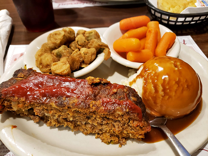 Meatloaf that would make your grandmother both proud and jealous. That tomato glaze on top isn't just for show&mdash;it's the crowning glory of comfort.