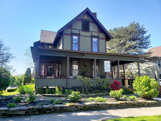 This Victorian charmer could be the cover of "Midwest Living" magazine, with its welcoming porch practically whispering, "Come sit a spell."